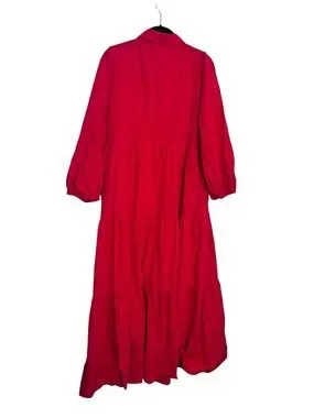 Pomander Place | Dresses | Pomander Place Hibiscus Red Cotton Mabel ...